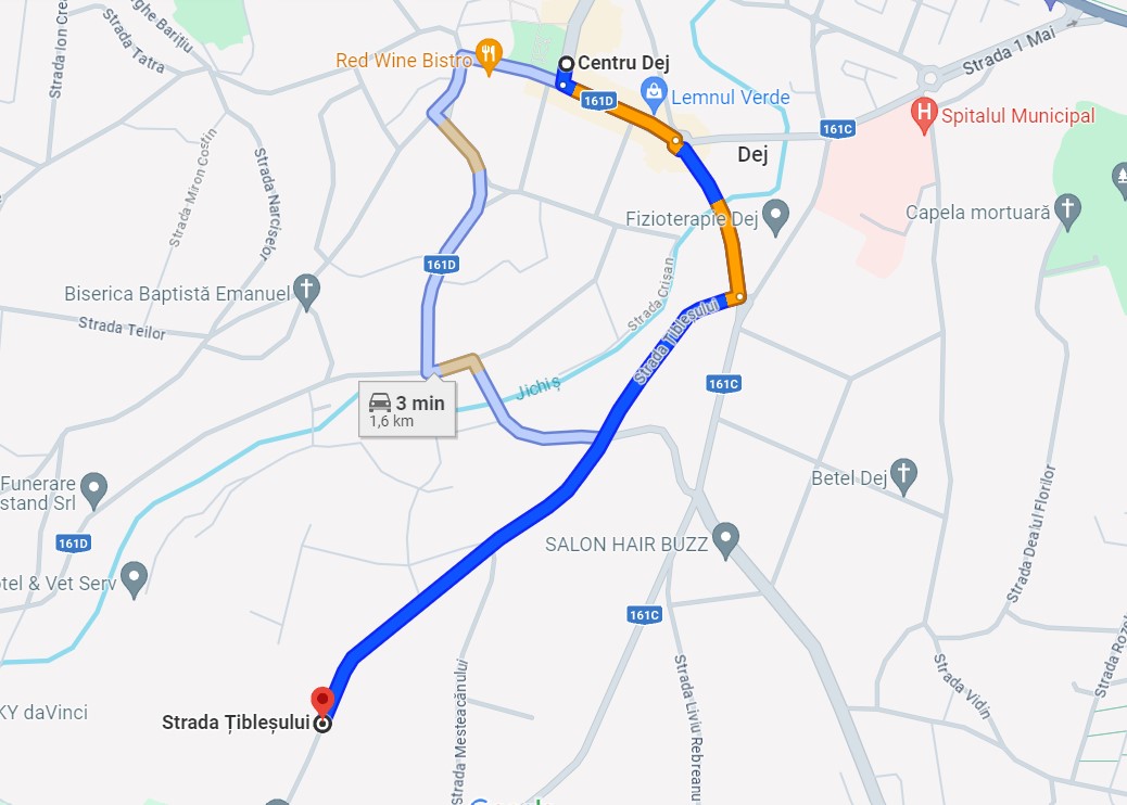 Linia N3 – CENTRU (Domo) – TIBLESULUI – Transurb Dej